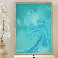 Neutral Beachy Bible Verse Wall Art It is Well With My Soul Modern ...