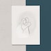 Couple Line Art, Hug Cuddle Line Art, Abstract Line Art Wall Print ...