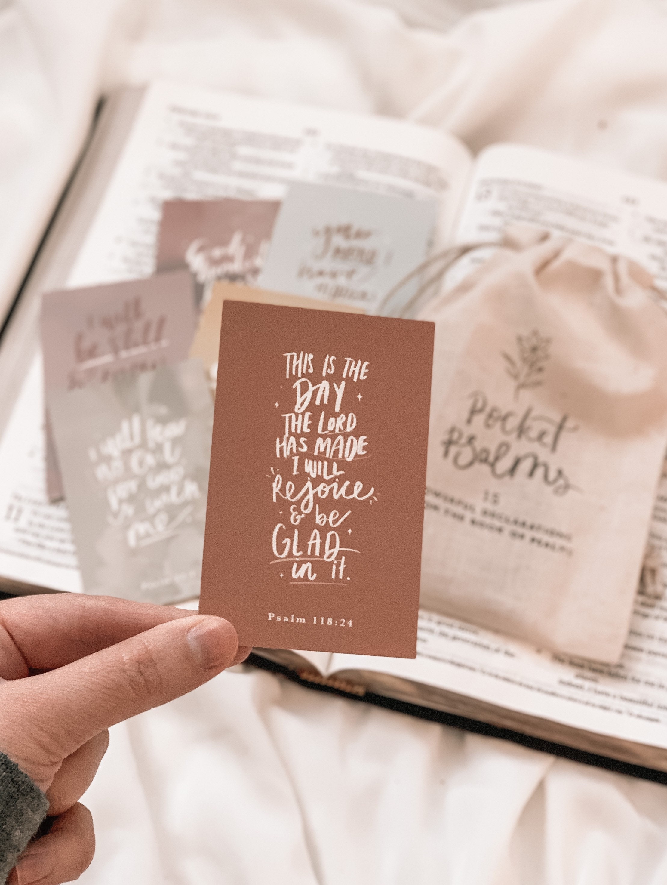 Psalms Scripture Affirmation Cards Pocket Psalms Stocking - Etsy