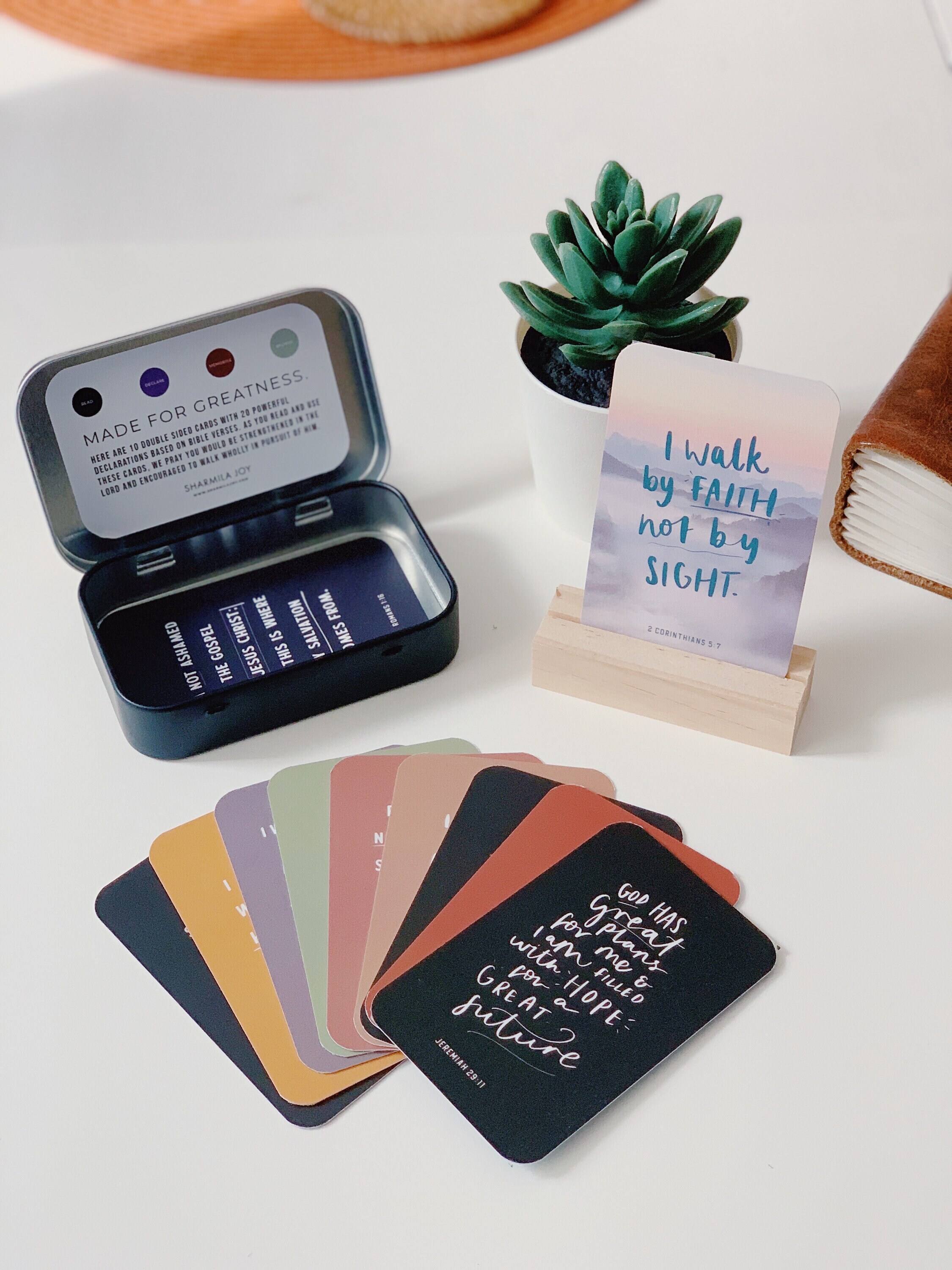 Scripture Gift for Men Bible Verse Cards Stocking Fillers - Etsy