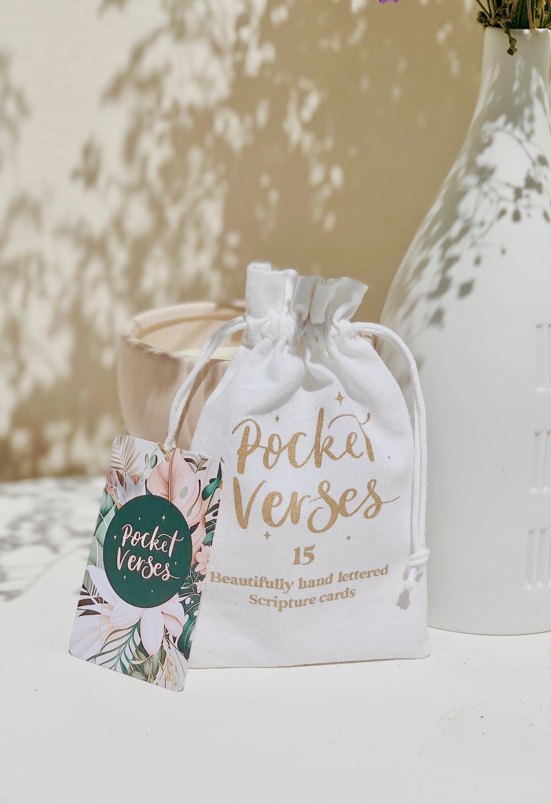 Bible Cards, Scripture Verse Cards, Pocket Verses, 15 Scripture Cards ...