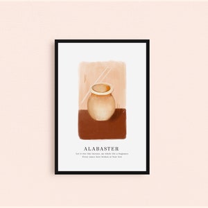 Alabaster Print, Bible Verse Scripture, Christian Art Print, Christian ...