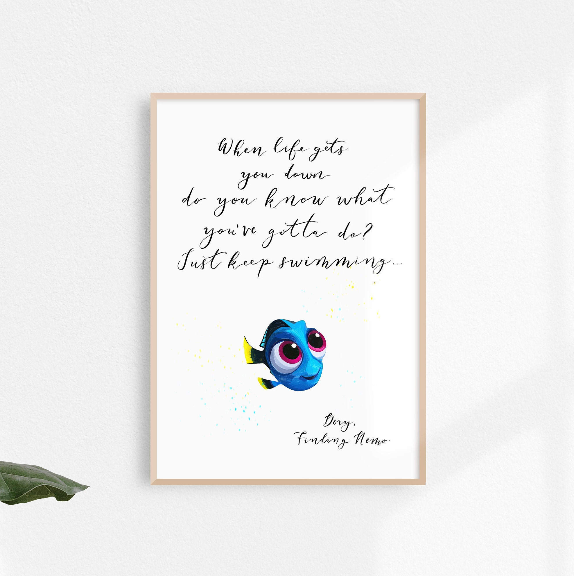 Dory Finding Nemo Quotes Just Keep Swimming