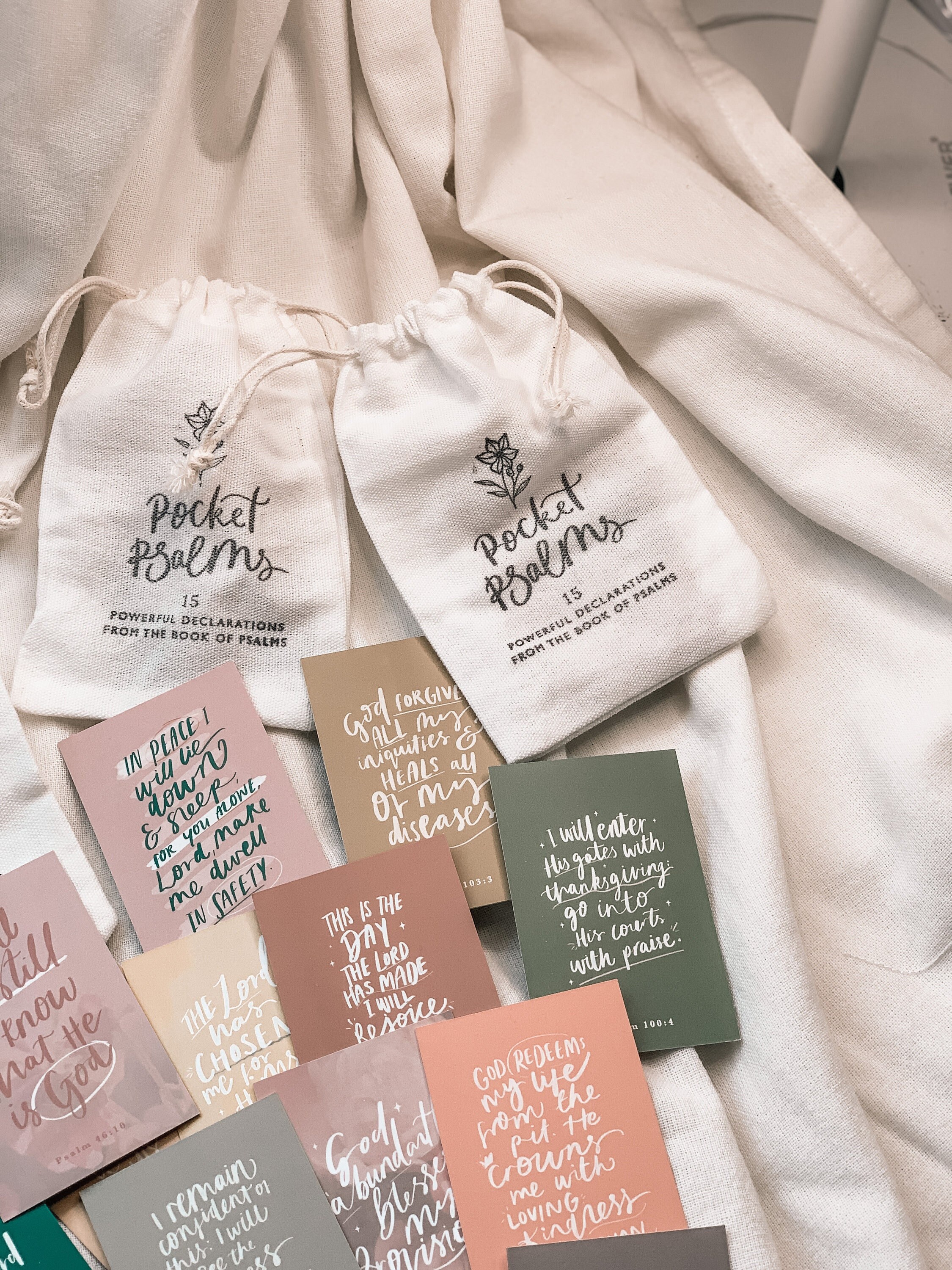 Psalms Scripture Affirmation Cards Pocket Psalms Stocking - Etsy