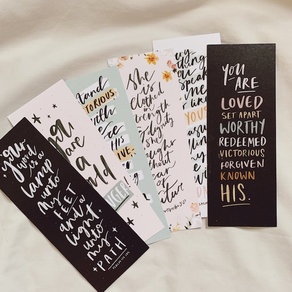 Christian Bookmarks - Etsy