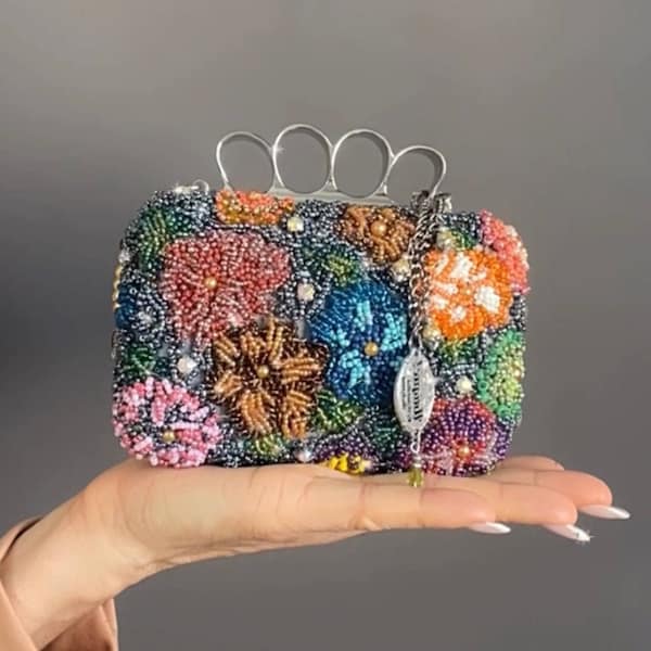 Hand Embroidered Purse - Etsy