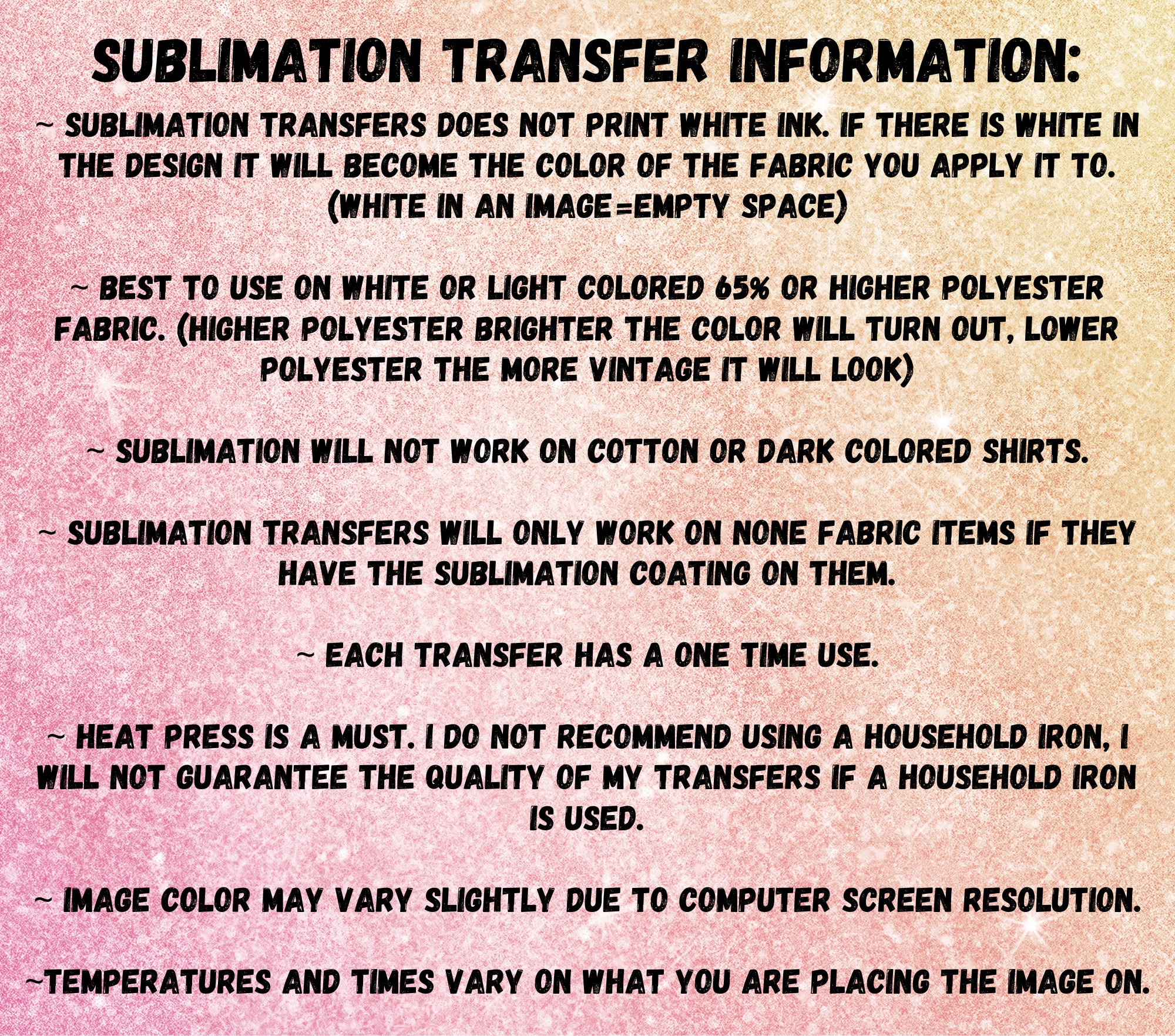 CUSTOM SUBLIMATION PRINTS, Sublimation Transfers, Print on Demand, No ...