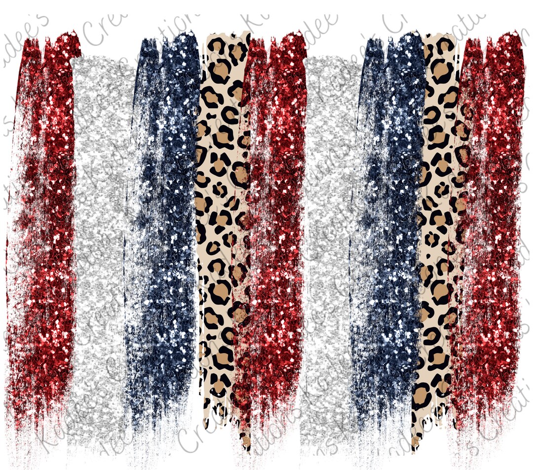 DIGITAL DOWNLOAND- PNG- Red Glitter Paint Stroke, Blue Glitter Paint ...