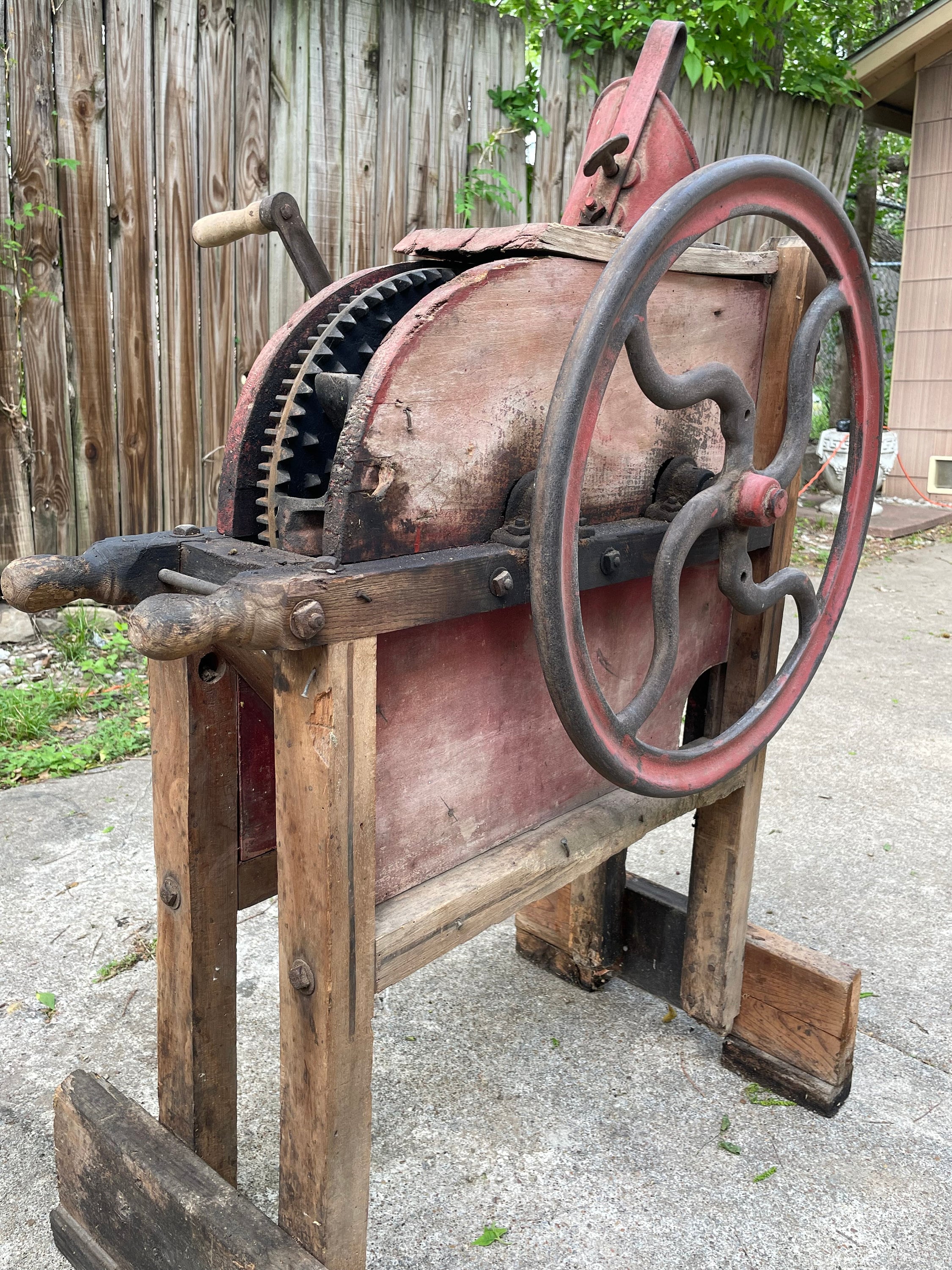 Antique 1800’s Field Corn Shredder Walnut Hull Separator Sheller by ...