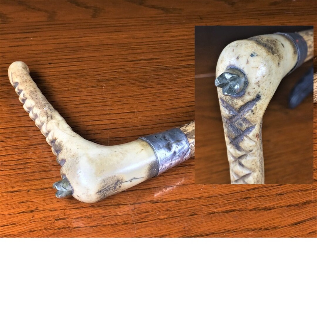 English Riding Crop Bamboo Antler Stag and Silver - Etsy