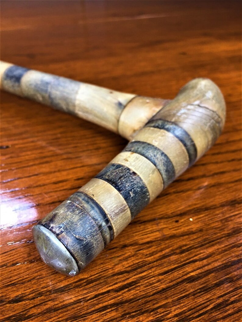 Antique Bone Walking Cane - Etsy