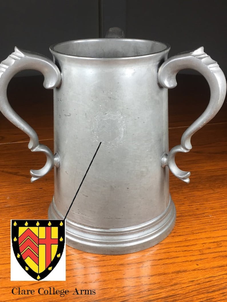 Classic Glass Bottom Pewter Tankard - Etsy