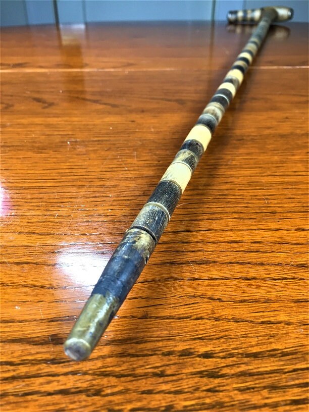 Antique Bone Walking Cane - Etsy
