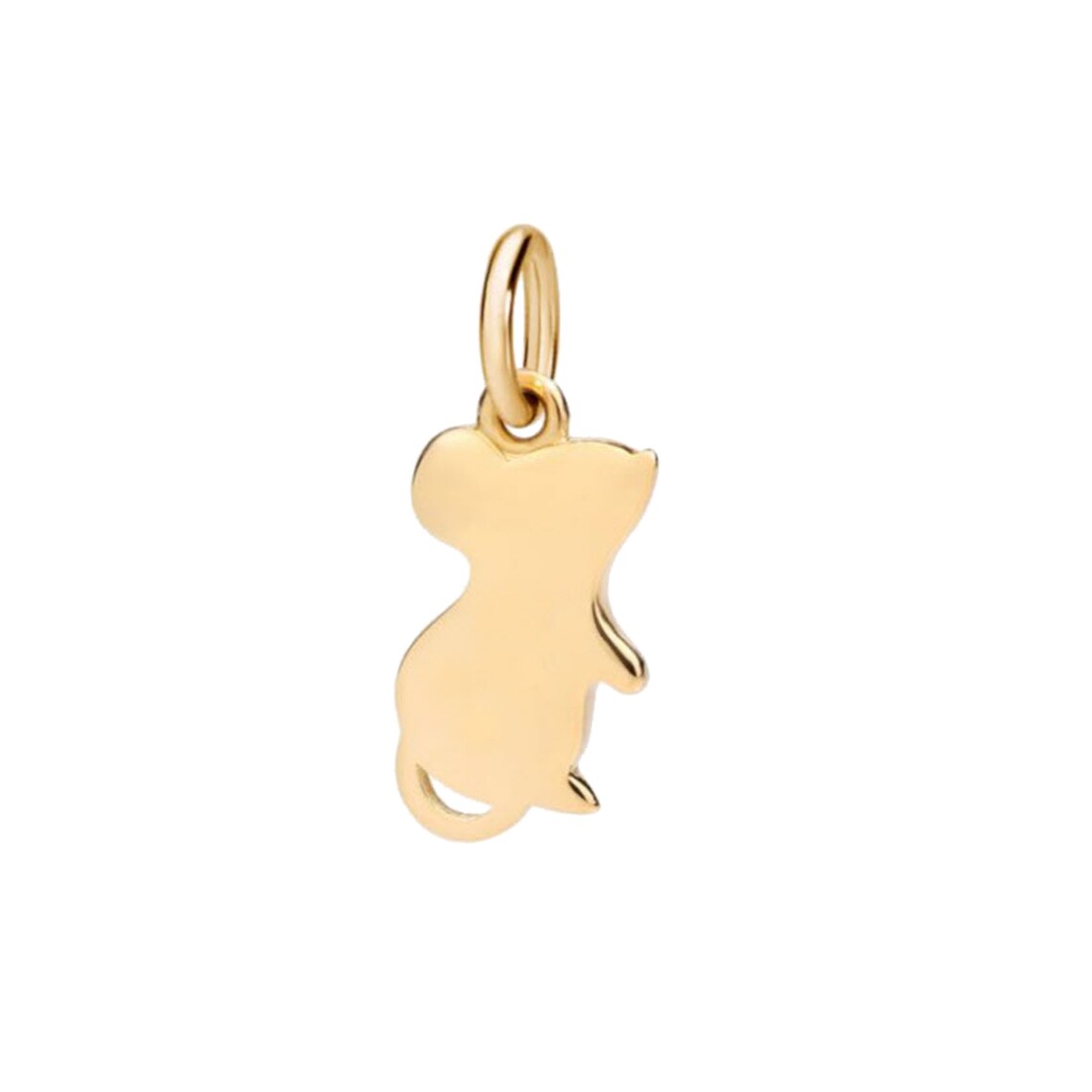 Solid Yellow Gold Rat Charm 14k Solid Yellow Gold Charm - Etsy