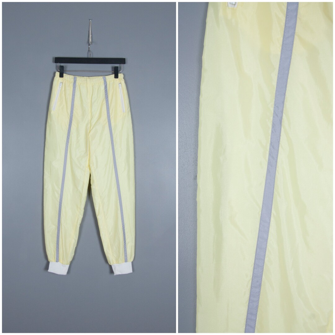 Vintage Tracksuit Pants Women XS Small 80s Shell Suit Trousers Pastel ...