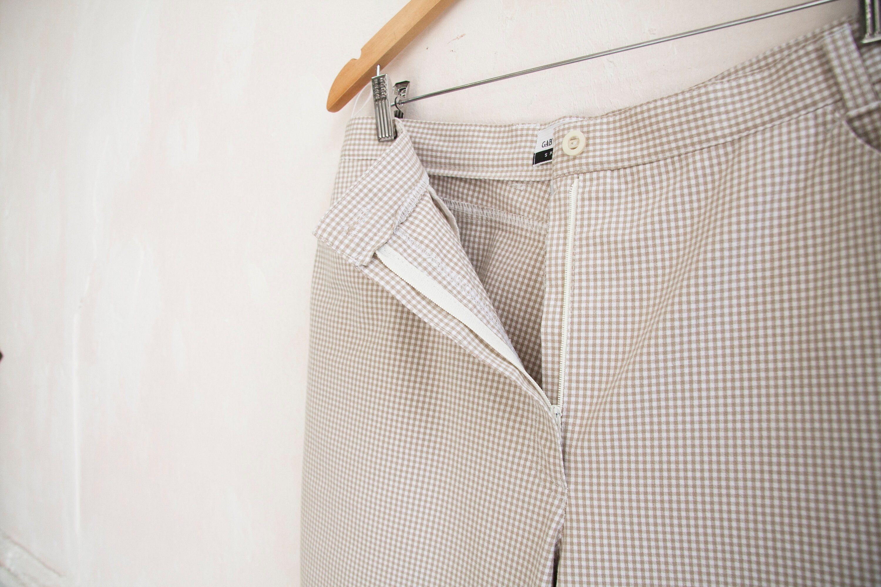 Checked Mom Pants 33 Gingham Mom Pants 80s White Mom Pants | Etsy