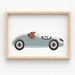Vintage Race Car Nursery Prints. Baby Boy, Racing Car Wall Art, Print ...