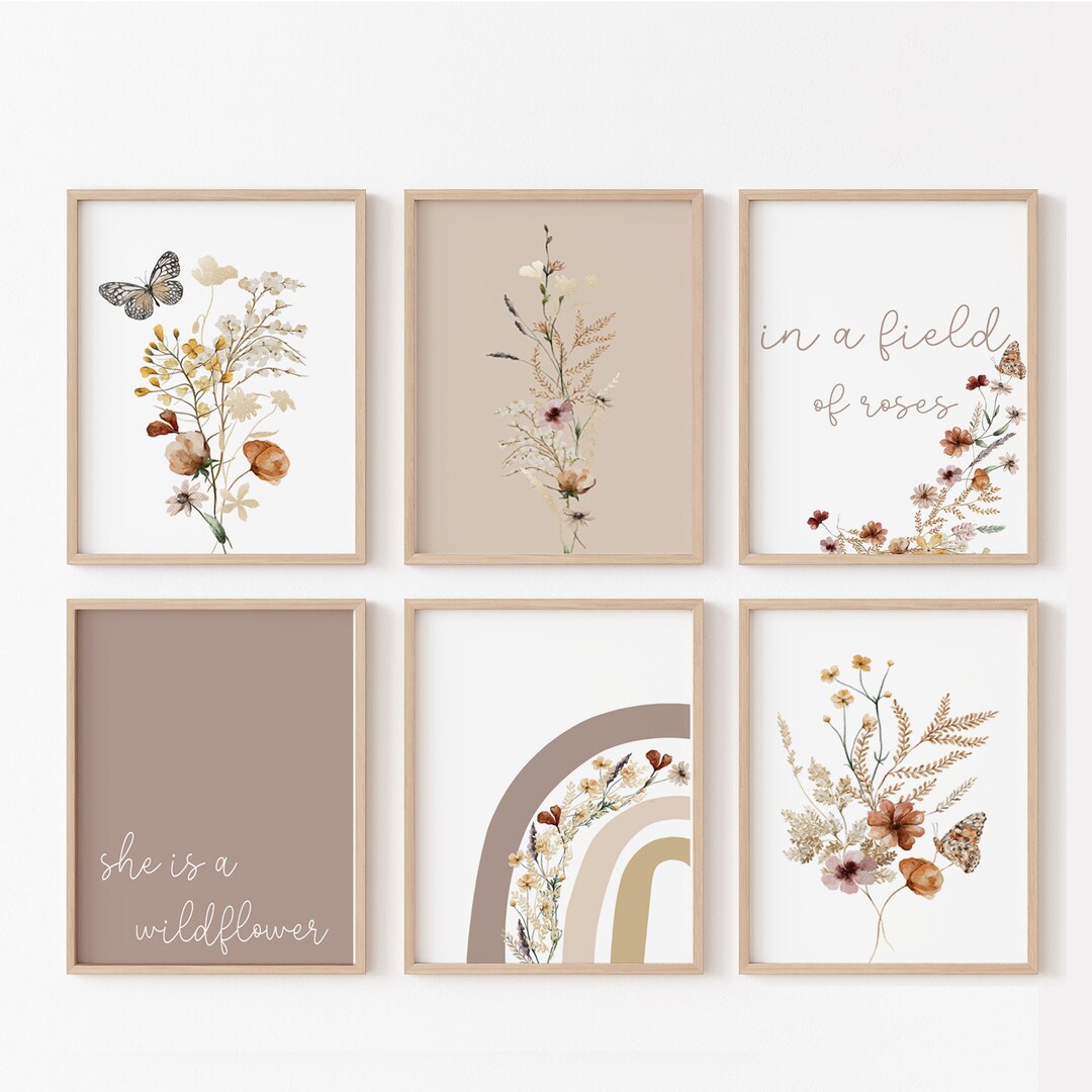 LITTLE WILDFLOWER NURSERY Decor Wall Art Printable Download - Etsy