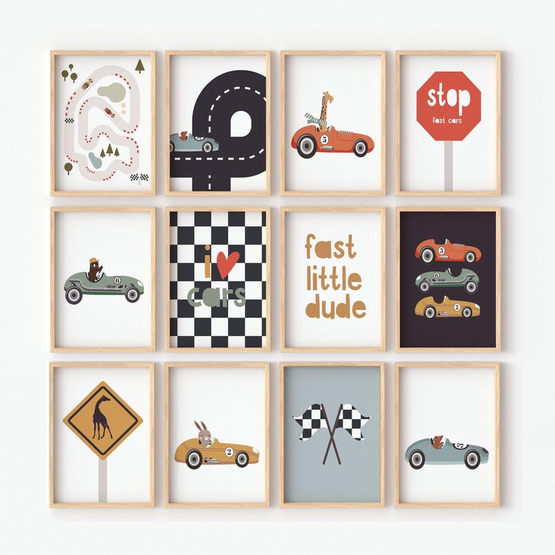 Car Prints for Boys Room - Etsy