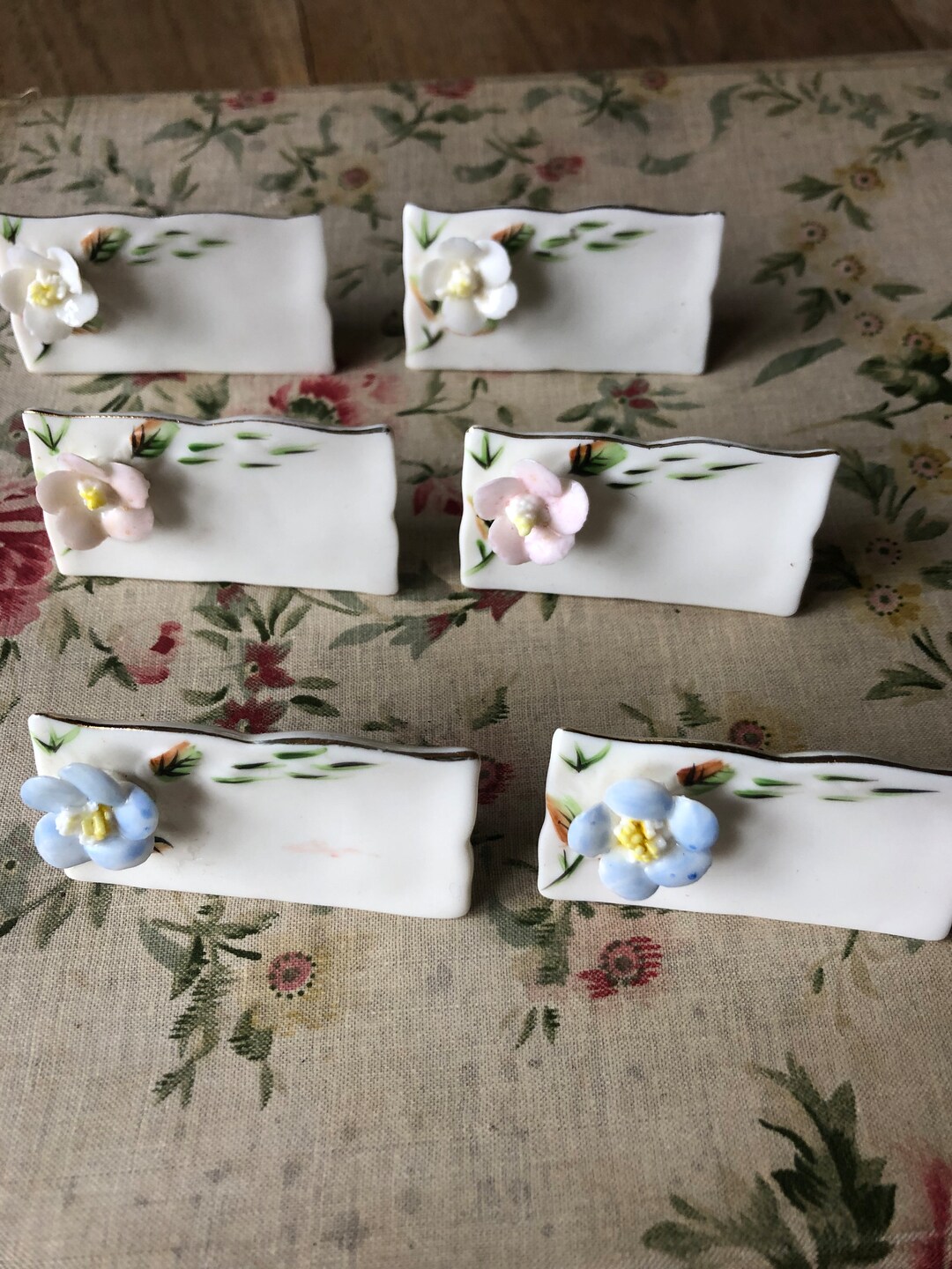 Vintage Ceramic Place Name Holders - Etsy