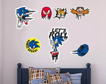 Sonic Knuckles Vinyl Sticker Decal for Laptops, Phones, Cars, & More - Etsy