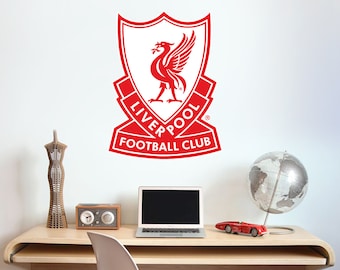 Liverpool Football Club Crest Wall Sticker LFC Decal Set - Etsy