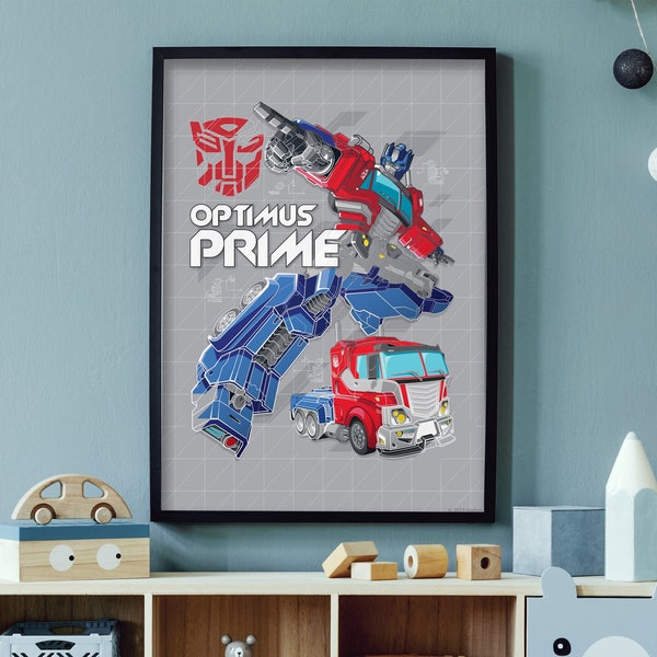 Optimus Prime Blueprint - Etsy