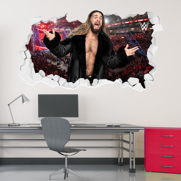 Wwe Wall Decal - Etsy