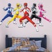 Power Rangers Wall Sticker Group Broken Wall Decal Kids | Etsy
