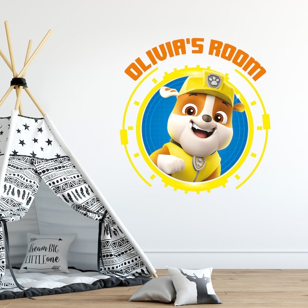 Rubble Paw Patrol - Etsy