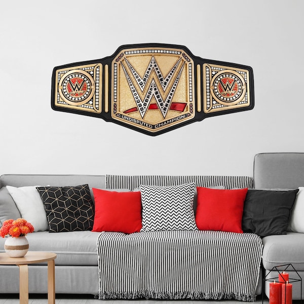 Wwe Wall Decal - Etsy
