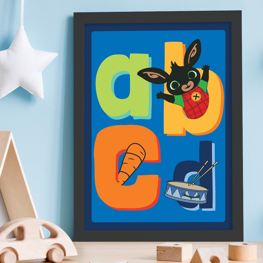 Bing Print - ABCD Poster Wall Art - Etsy