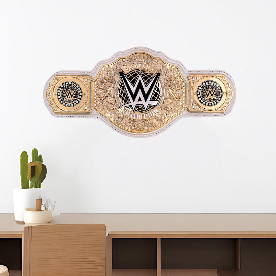 WWE - Women's World Championship Wall Sticker - Etsy