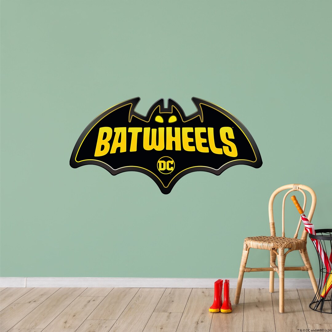 Batwheels™ Wall Sticker - Batwheels Logo Decal DC Superhero Art - Etsy