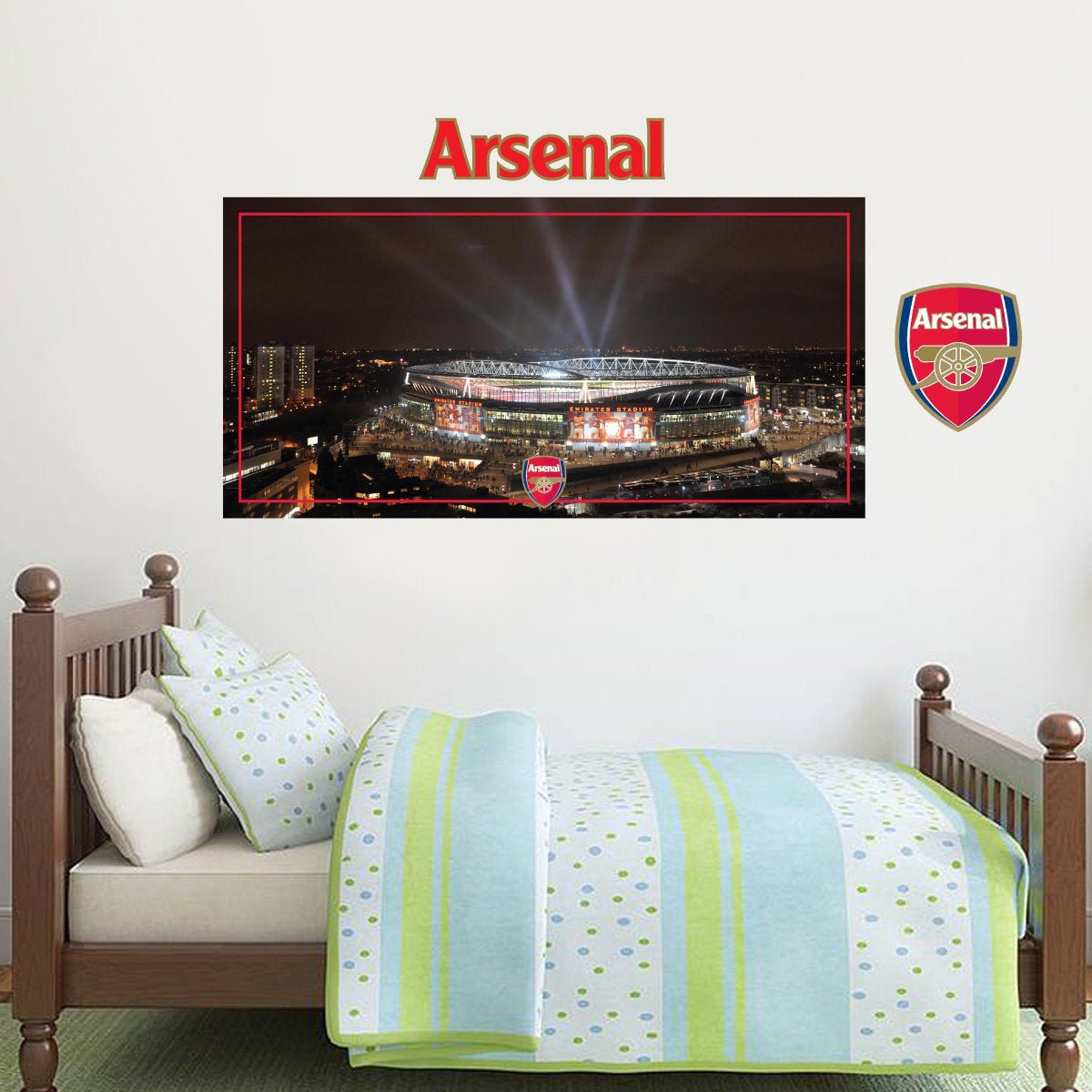 Arsenal Football Club Emirates Stadium Outside Lights View - Etsy