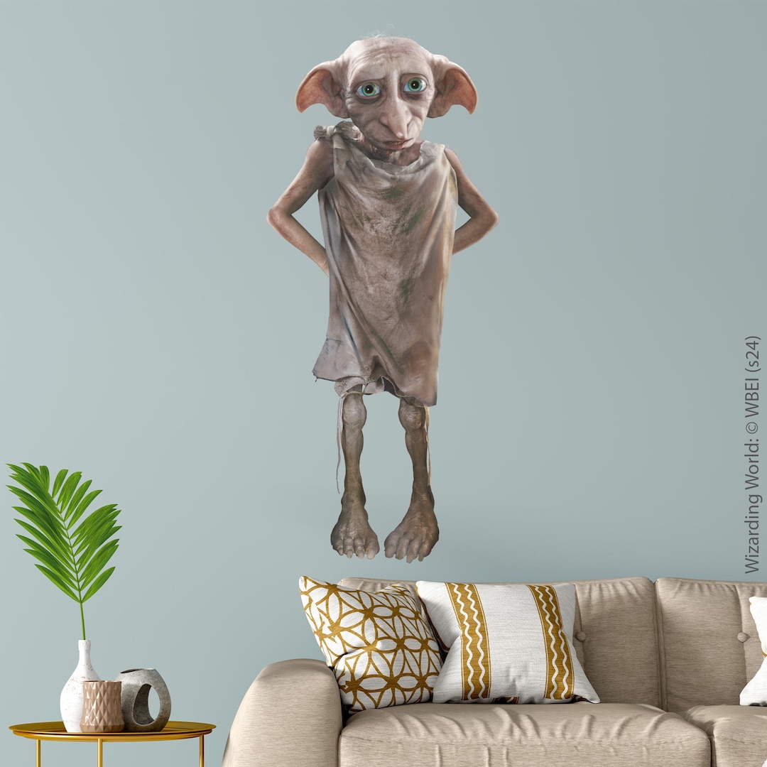 HARRY POTTER Wall Sticker – Dobby Cut Out Wall Decal Wizarding World ...
