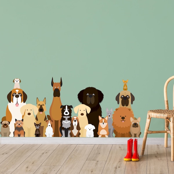 Dog Wall Decal - Etsy