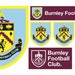 Burnley Football Club - Crest Wall Art + Clarets Wall Sticker Set - Etsy