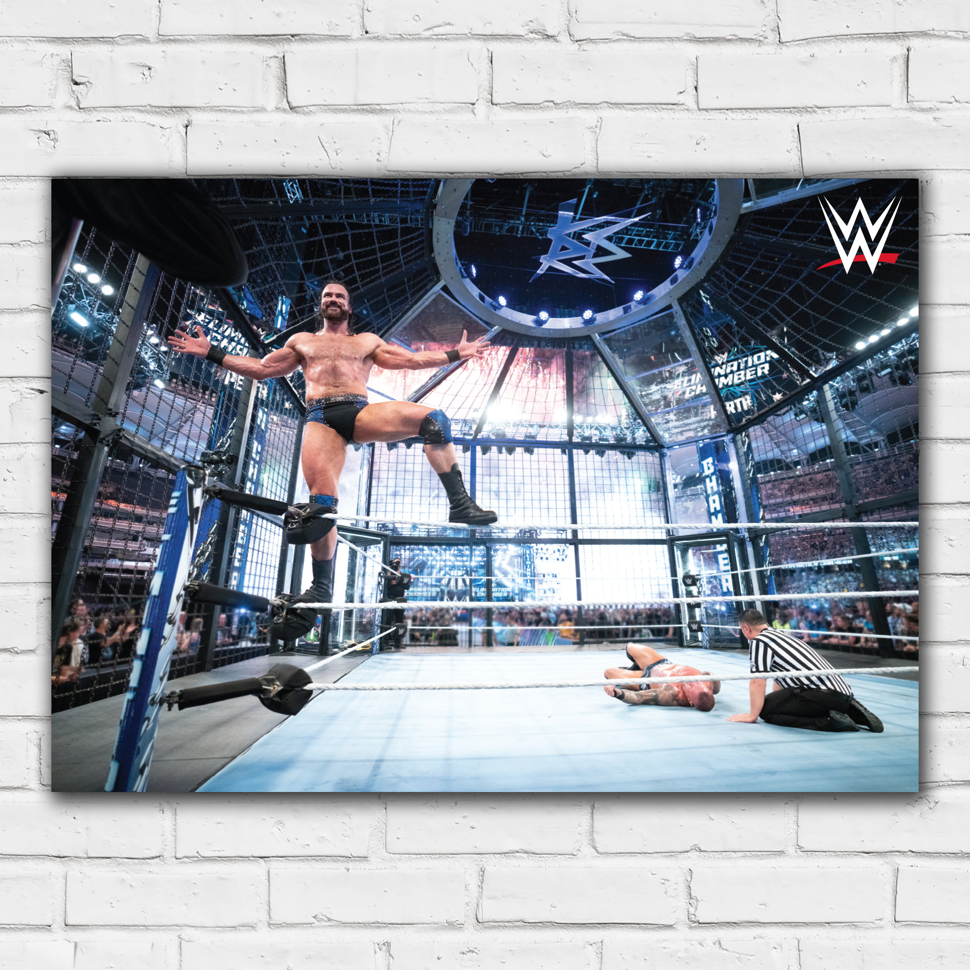 WWE Print - Elimination Chamber Drew Mcintyre Win Poster Wall Art - Etsy