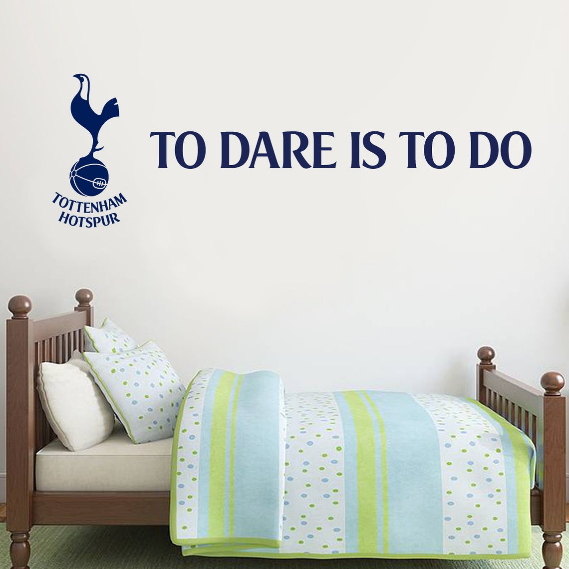 Tottenham Hotspur Football Club 'to Dare is to Do' - Etsy UK