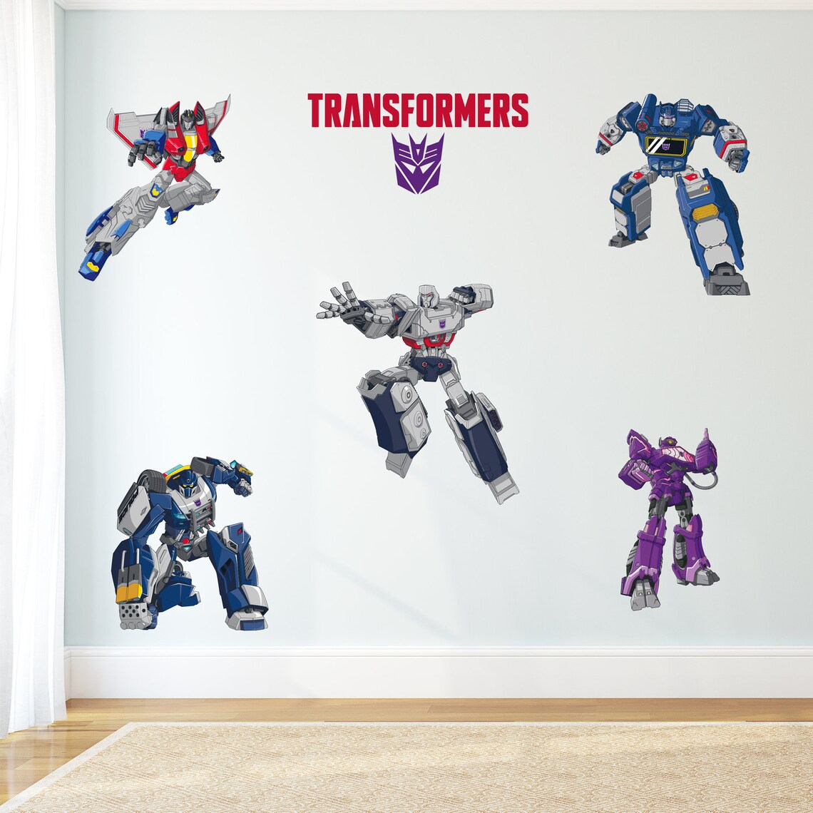 Transformers Decepticons Wall Sticker Set Decal Art Vinyl | Etsy