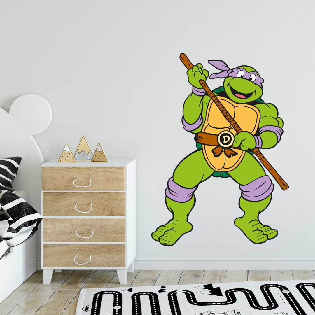 Teenage Mutant Ninja Turtles Wall Sticker - Donnie Character Decal TMNT ...