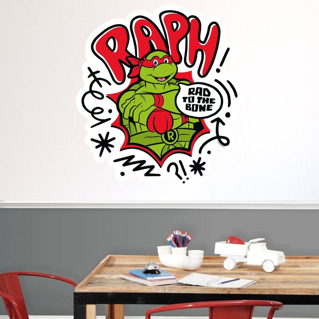 Teenage Mutant Ninja Turtles Wall Sticker - Raph Graffiti Decal TMNT ...