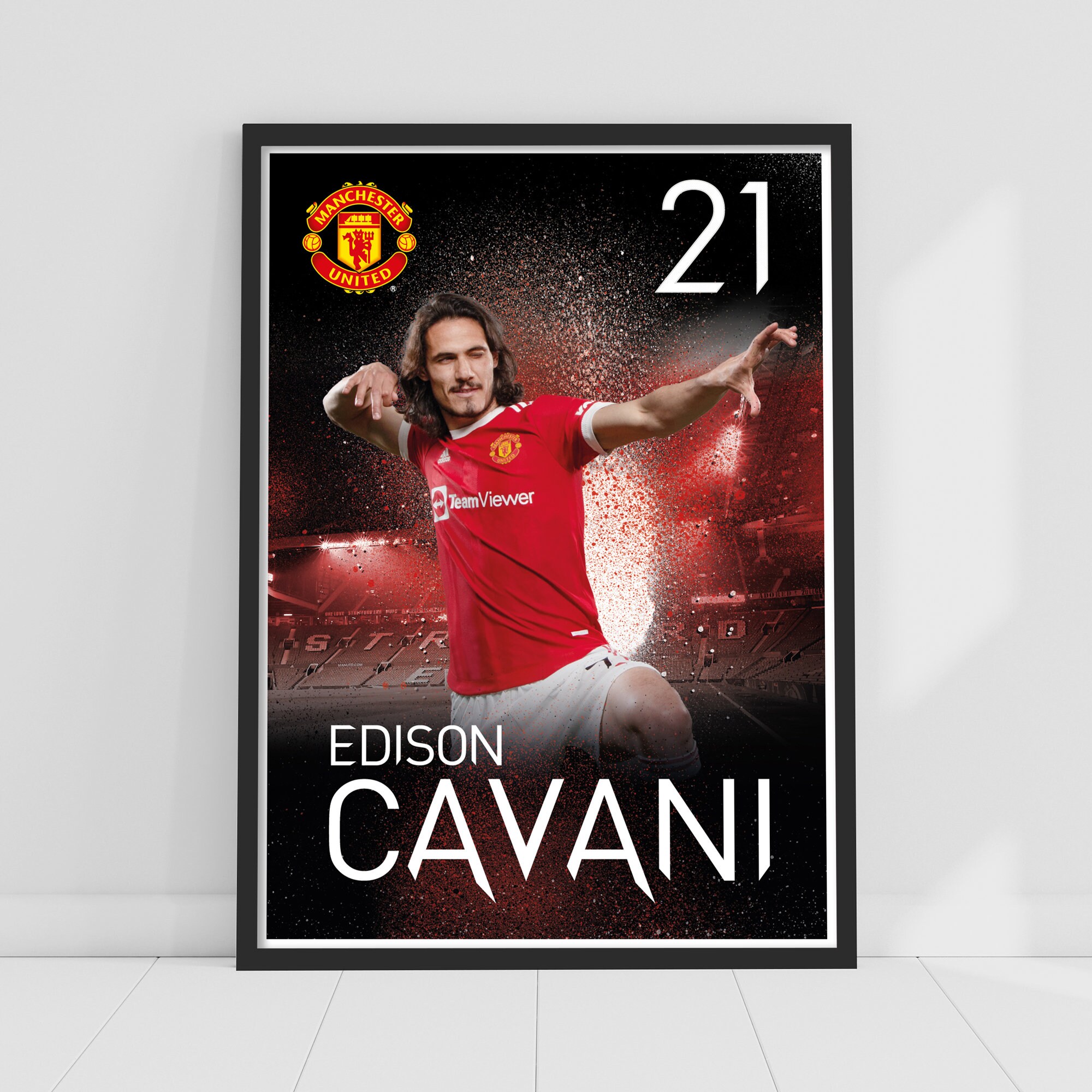 Official Manchester United Football Club Print Edinson