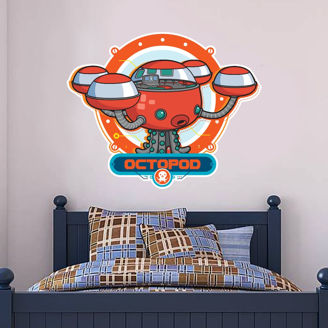 Official Octonauts Octopod Wall Sticker Mural - Vinyl Decal OCT020 - Etsy