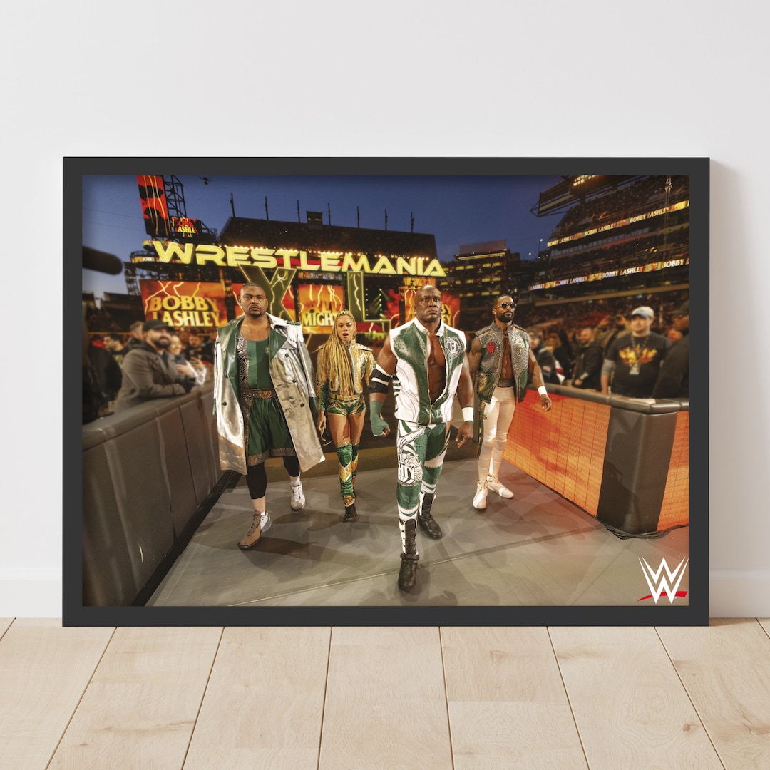 WWE Print - the Pride Entrance Poster Wrestling Wall Art - Etsy