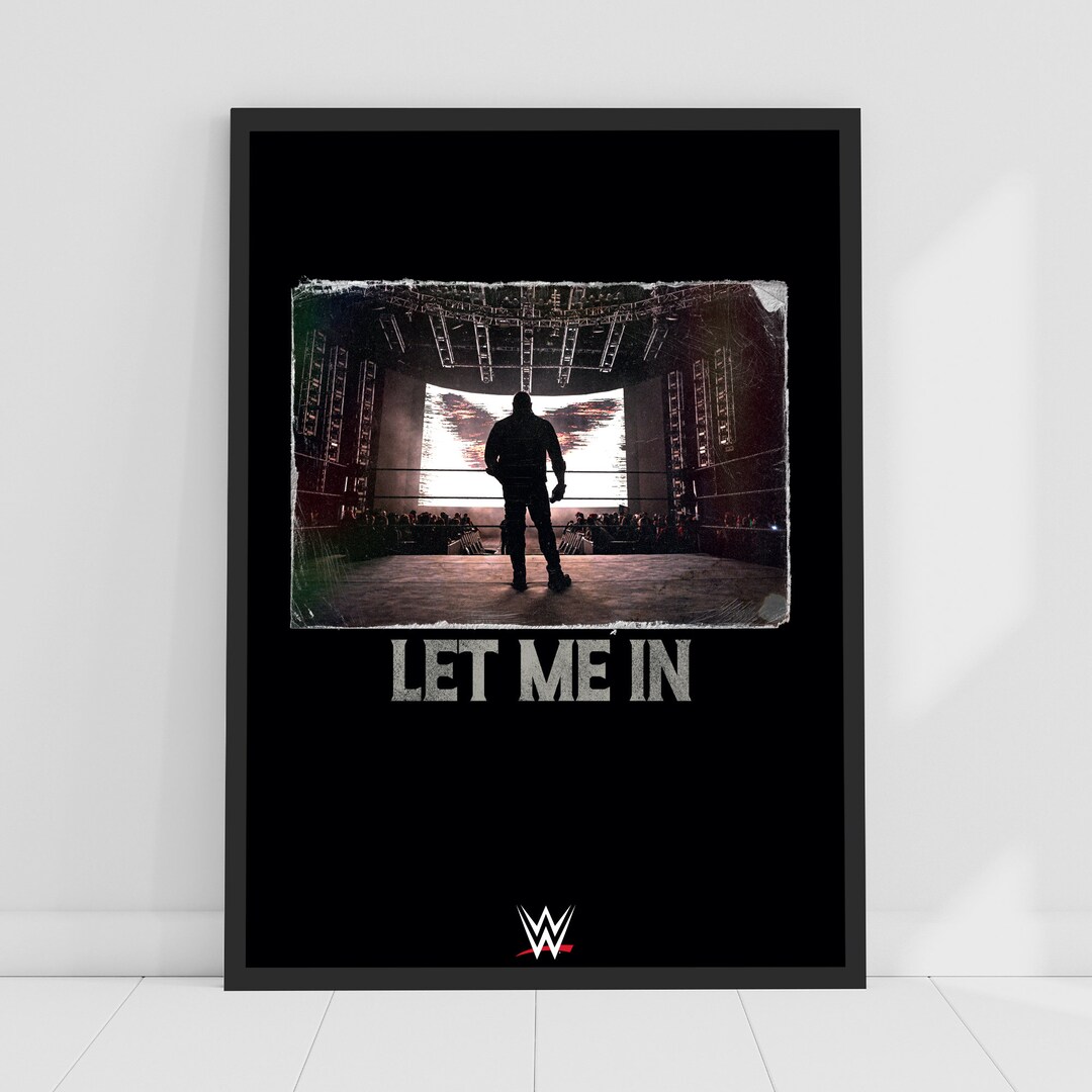 WWE Print - Bray Wyatt Let Me in Wings Poster Wrestling Wall Art - Etsy