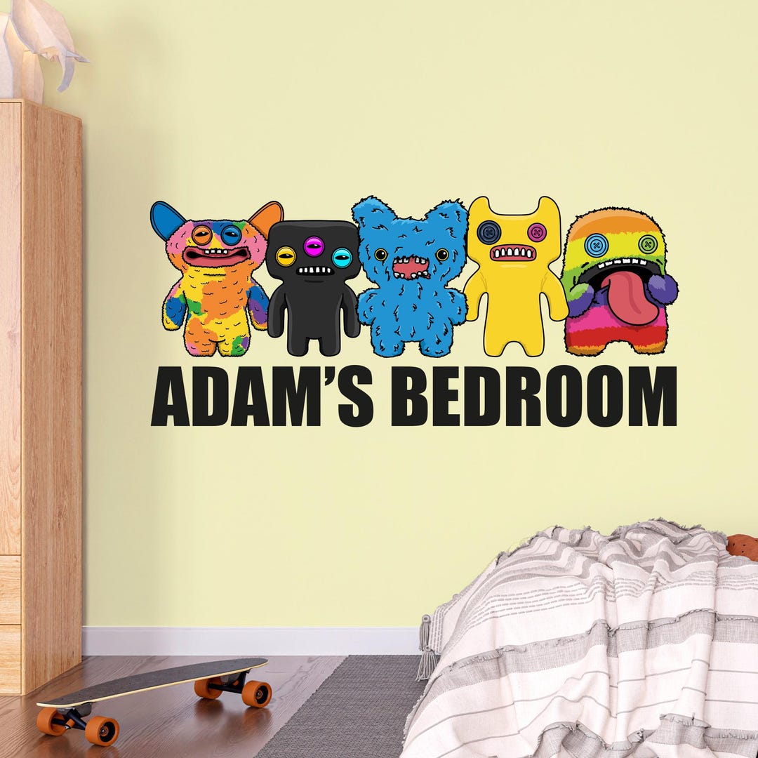 Fuggler Wall Sticker - Fugglers Group Personalised Text Decal Wall Art ...