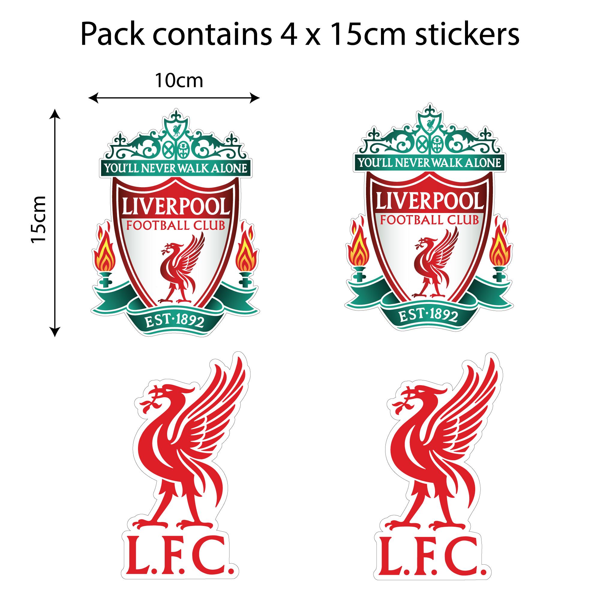 Liverpool Football Club - Car Sticker Pack - Etsy