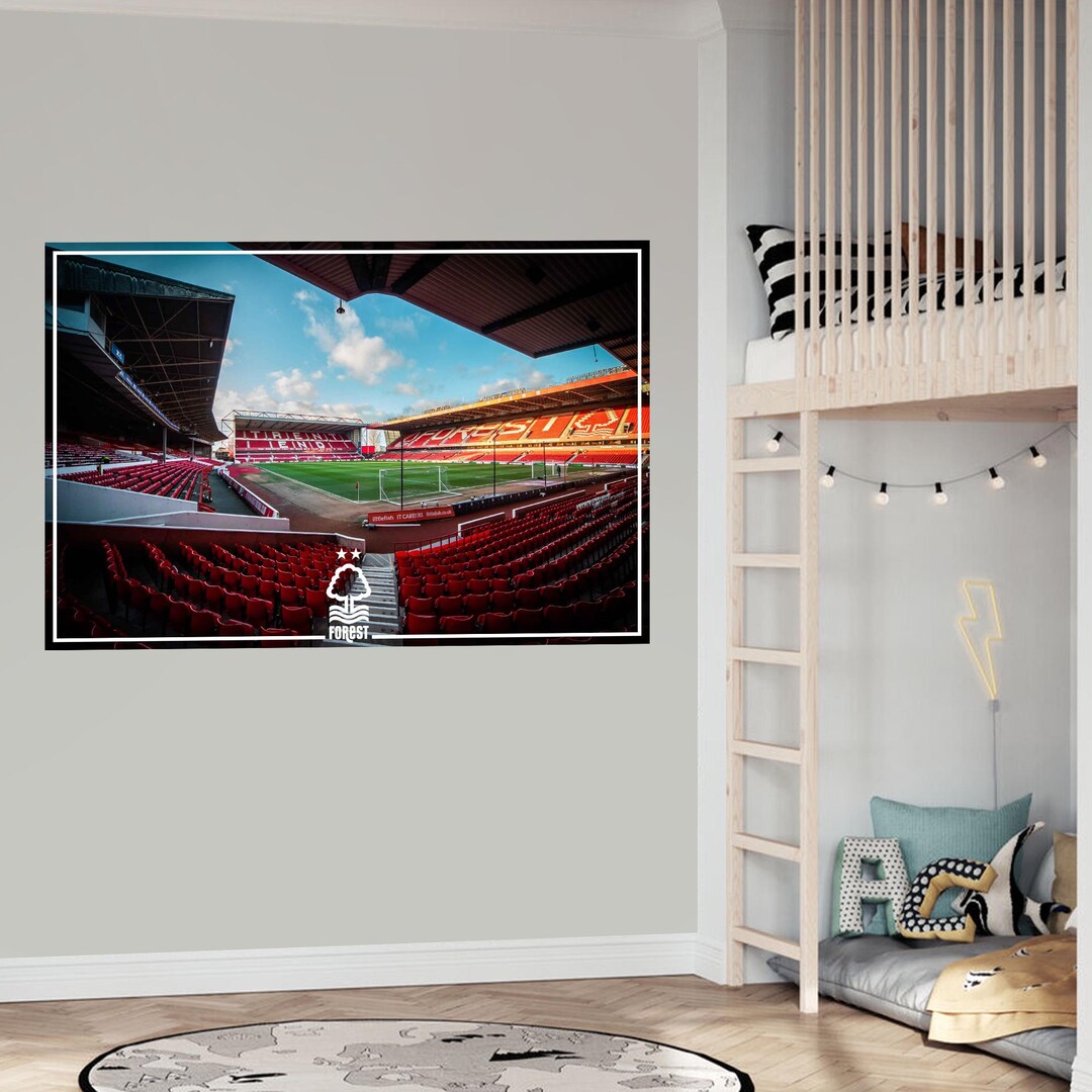 Nottingham Forest FC - Stadium Corner Wall Sticker - Etsy